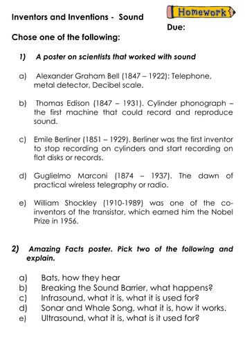 Scientists and sound | Teaching Resources