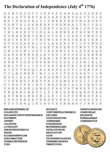 Revolutionary Era 1763-83 (American Revolution) Word Search Pack ...