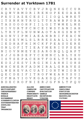 Revolutionary Era 1763-83 (American Revolution) Word Search Pack ...
