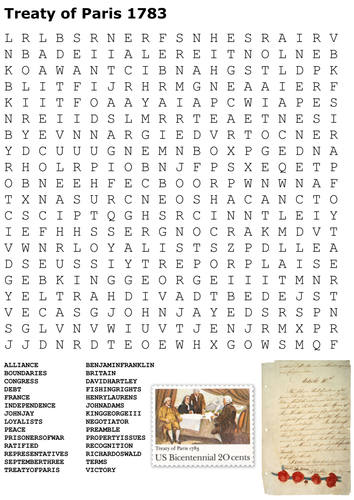 Revolutionary Era 1763-83 (American Revolution) Word Search Pack ...