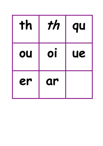 Phonics Bingo | Teaching Resources
