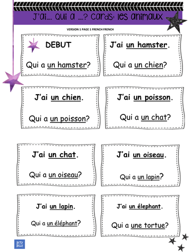 French Animals Les Animaux Bundle | Teaching Resources