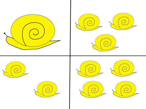 Snail counting and adding cards. Minibeasts. | Teaching Resources