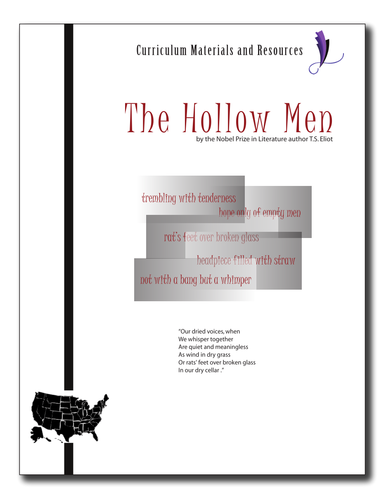 "The Hollow Men" COMPLETE UNIT EDITABLE Activities,Tests,Essays,AP ...