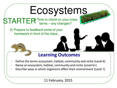 Grade 6-12: Ecosystems (Plants & Ecosystems 7.6) | Teaching Resources