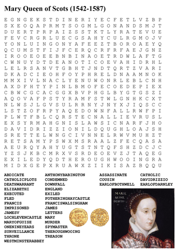 The Tudors Word Search Pack | Teaching Resources