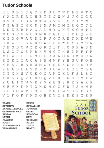 The Tudors Word Search Pack | Teaching Resources