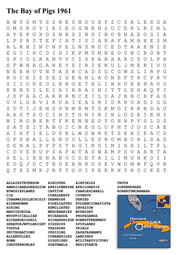 Cold War Word Search Pack | Teaching Resources