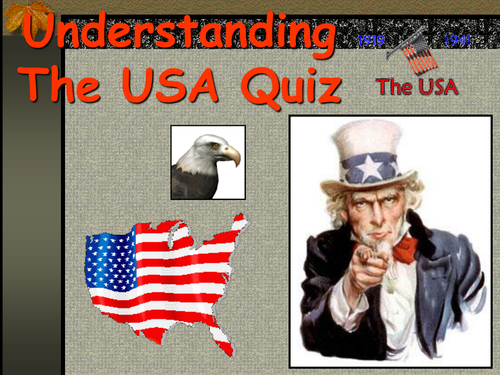 The USA 1918 to 1941 Quiz | Teaching Resources