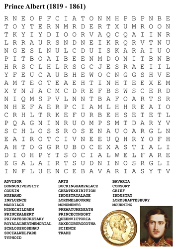 Queen Victoria Word Search | Teaching Resources