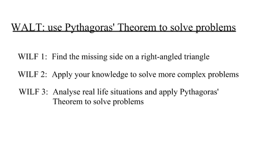 Discovering Pythagoras' Theorem | Teaching Resources