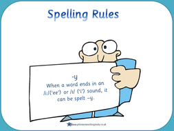 SPaG Year 1 Spelling pack: Words ending in y | Teaching Resources