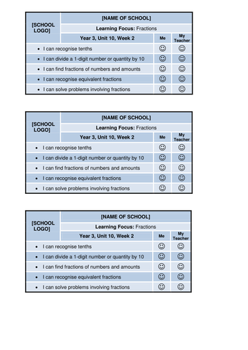 36 Year 3 Weekly Pupil Success Criteria - Maths | Teaching Resources