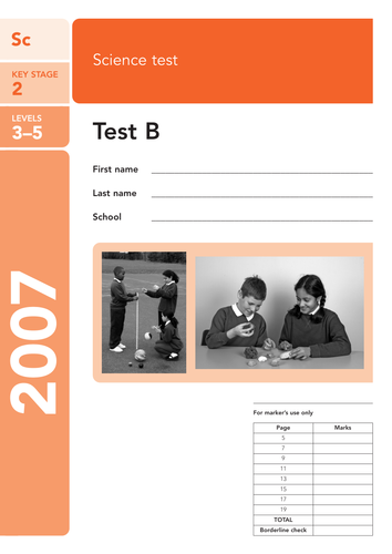 All the 2007 SATs Papers, Mark Schemes and Level Thresholds | Teaching ...