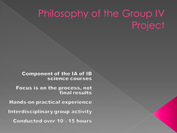 IBDP, Group 4 project resources. | Teaching Resources