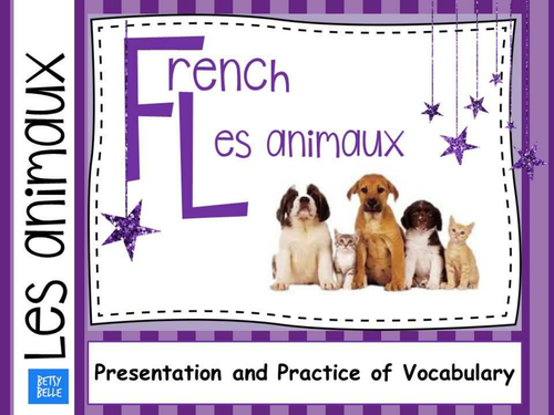 French Animals Les Animaux Bundle | Teaching Resources