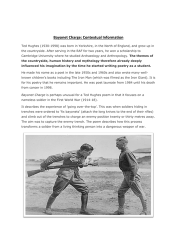 2017 Exam - New AQA English Lit GCSE Power and Conflict Poetry ...