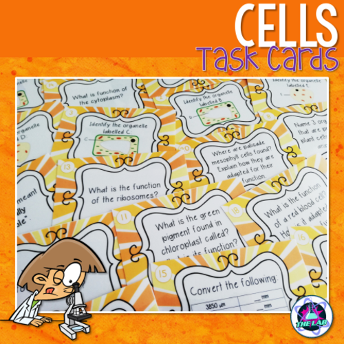 Biology Task Cards Growing Bundle | Teaching Resources
