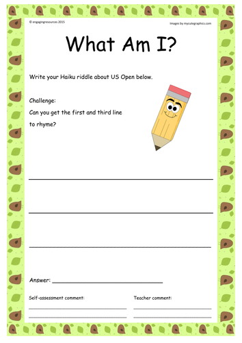 Tennis – US Open themed literacy and numeracy activities | Teaching ...