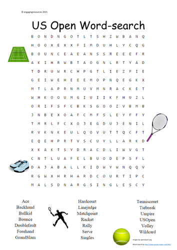 Tennis – US Open themed literacy and numeracy activities | Teaching ...