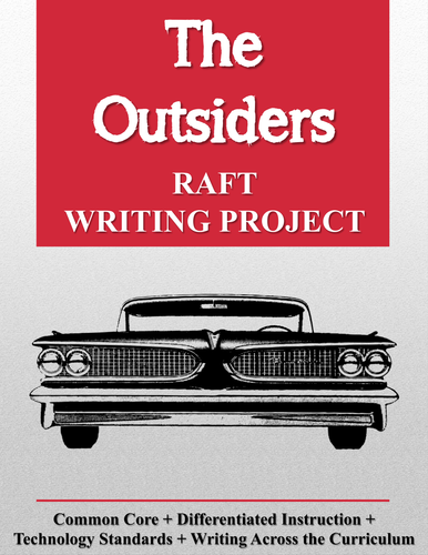 The Outsiders RAFT Writing Project + Rubric | Teaching Resources