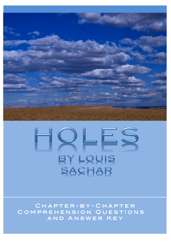 HOLES - By Louis Sachar ~ Resource BUNDLE | Teaching Resources