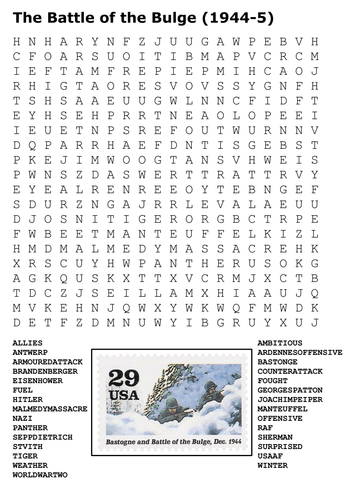 The USA and World War Two Word Search Pack | Teaching Resources