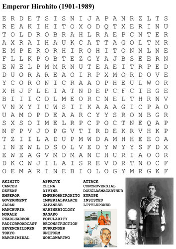 The USA and World War Two Word Search Pack | Teaching Resources