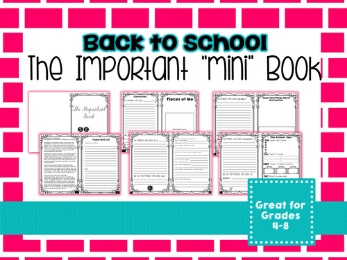 Beginning of the Year A to Z: Activities, Minibooks, and More ...