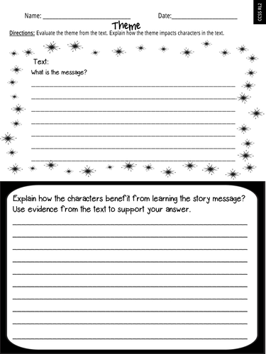 Theme Unit - Common Core Aligned | Teaching Resources