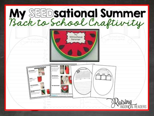 FREEBIE - My "SEED"sational Summer | Teaching Resources
