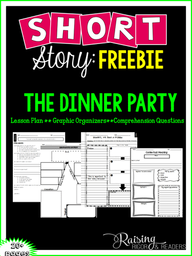 FREEBIE - The Dinner Party | Teaching Resources