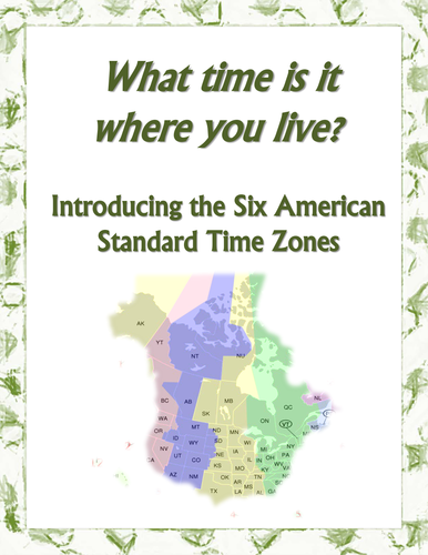 What Time Is It? Introducing American Standard Time Zones Assignment ...
