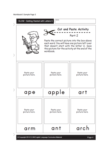 Alphabet Cut and Paste Activities ((59 pages) | Teaching Resources