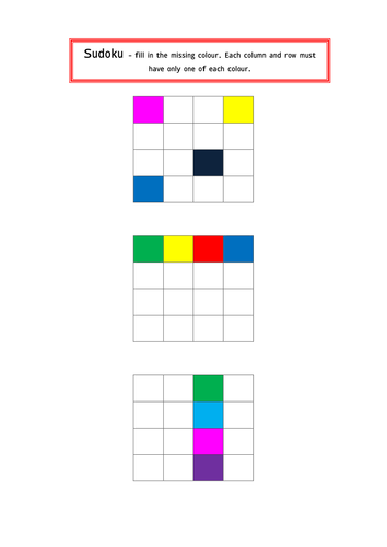 Sudoku | Teaching Resources