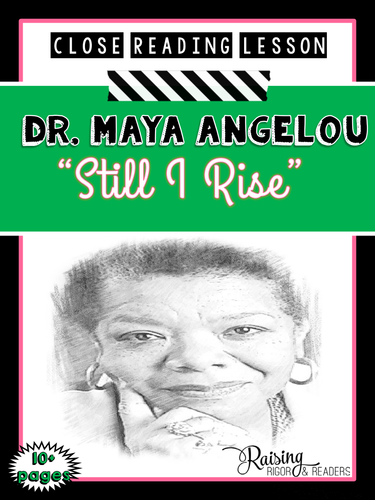 Still I Rise by Maya Angelou | Teaching Resources