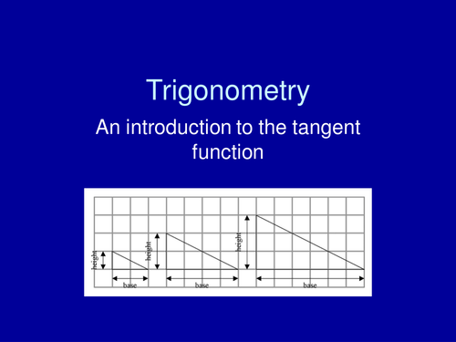 Maths KS3 and KS4 - trigonometry of right-angled triangles. Everything ...