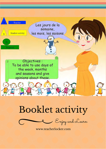 Days, Month, Seasons in French Lesson + activity (NO Prep) / Jours ...