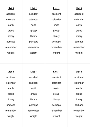 Y3 and Y4 National Curriculum Spellings - The Complete Set! | Teaching ...