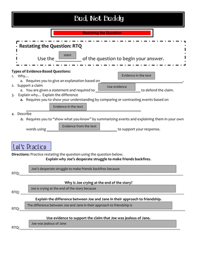 Bud, Not Buddy Novel Unit | Teaching Resources