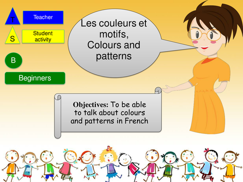 French colors lesson + Activities/ Les couleurs en francais leçon ...