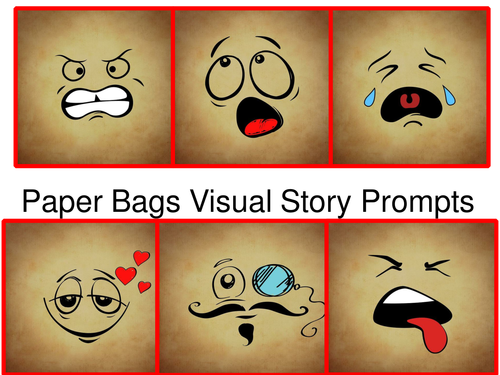 Paper Bags Visual Story Prompts | Teaching Resources