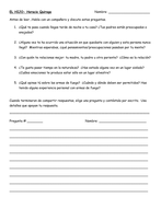 Reading Guide: EL HIJO - Horacio Quiroga | Teaching Resources