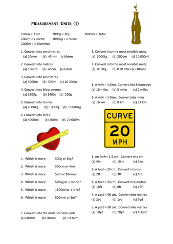 Units of Measurement | Teaching Resources