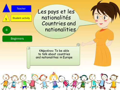 French countries / nationalities Lesson + activities (NO Prep)/ les ...