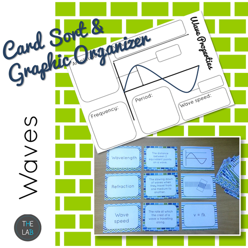 Waves Card Sort & Graphic Organizer | Teaching Resources