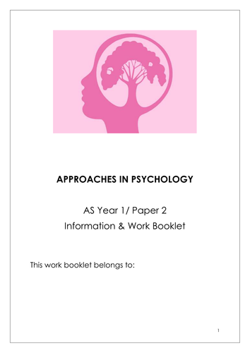 Approaches in Psychology | Teaching Resources