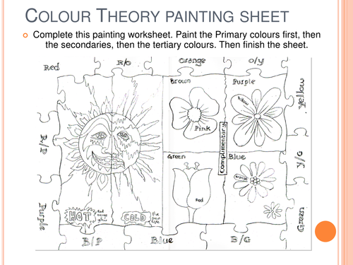 Hot And Cold Colours Worksheet