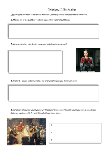 "Macbeth" (Shakespeare) | Teaching Resources