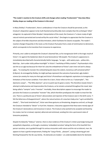 "Frankenstein" (Mary Shelley) | Teaching Resources